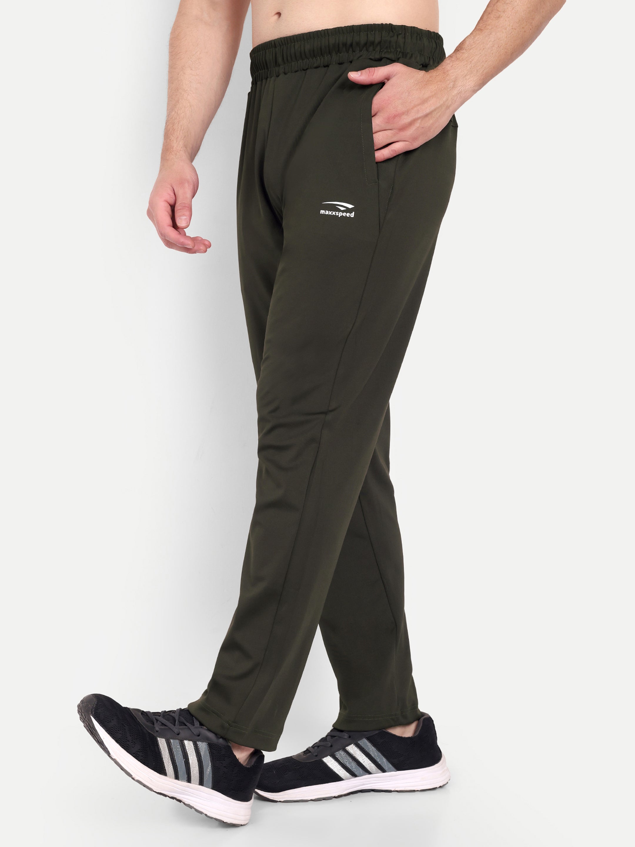 OLIVE GREEN SHADE TRACK PANT – maxxspeed